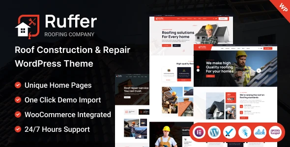 Free Ruffer – Roof Construction & Repair Crack WordPress Theme Download ...